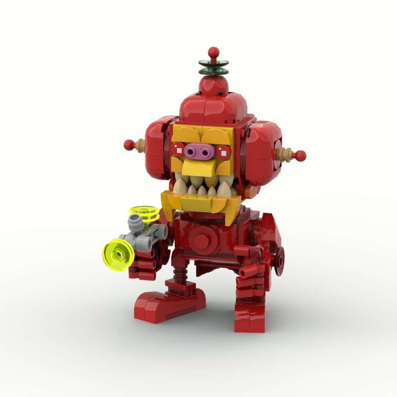 LEGO MOC Yellow Space Ape by Beardfunk | Rebrickable - Build with LEGO