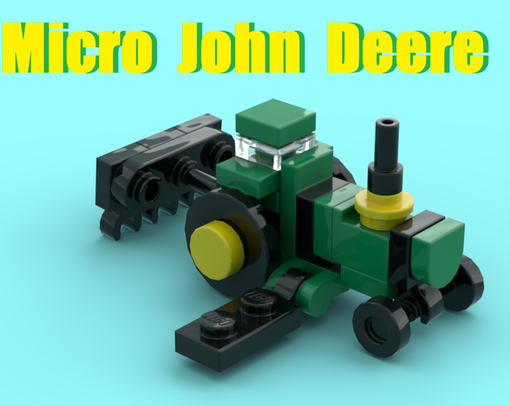 LEGO MOC-223413 Micro John Deere Tractor by medleyj | Rebrickable ...