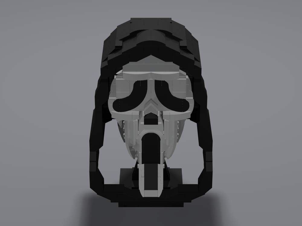 LEGO MOC Ghostface Mask Bust from Scream by Avocados | Rebrickable ...