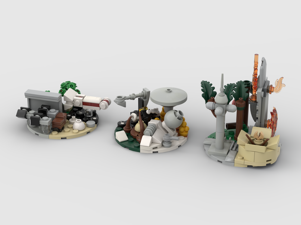 LEGO MOC Micro Dioramas - Original Trilogy by AlerionBricks ...