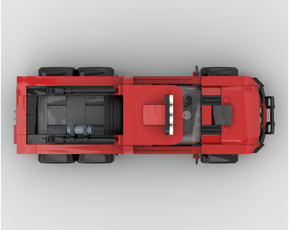LEGO MOC-223434 2025 RAM 1500 Custom 6x6 with Vehicle Trailer by ...