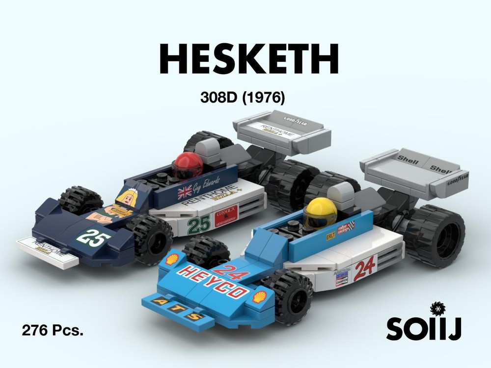 LEGO MOC Hesketh 308d 1:27 by Soiij | Rebrickable - Build with LEGO
