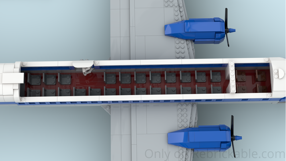 LEGO MOC Douglas DC-6B Cloudmaster by Skyhawk-1 | Rebrickable - Build ...