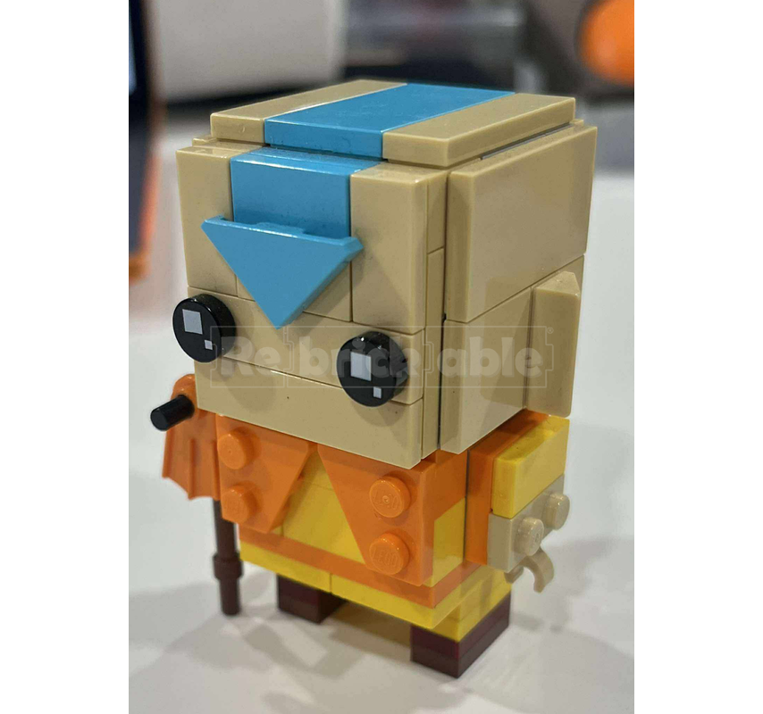 LEGO MOC Aang in robe from Avatar by Frogber | Rebrickable - Build with ...