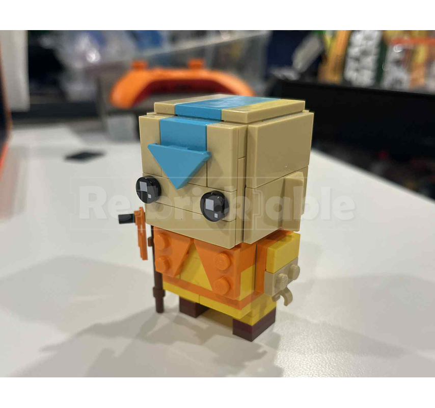 LEGO MOC Aang in robe from Avatar by Frogber | Rebrickable - Build with ...