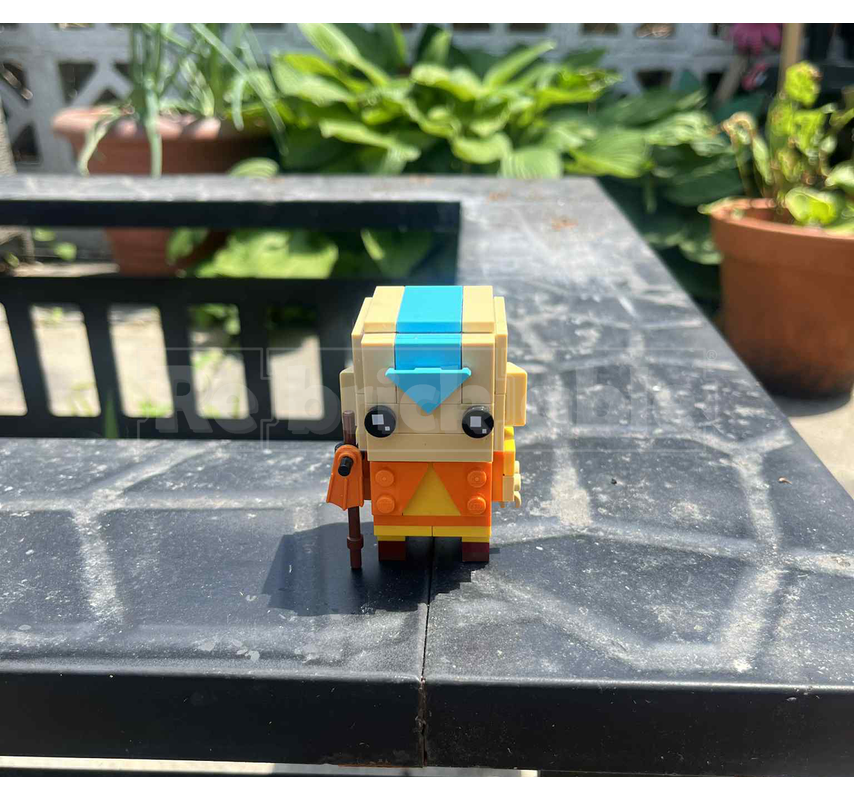 LEGO MOC Aang in robe from Avatar by Frogber | Rebrickable - Build with ...