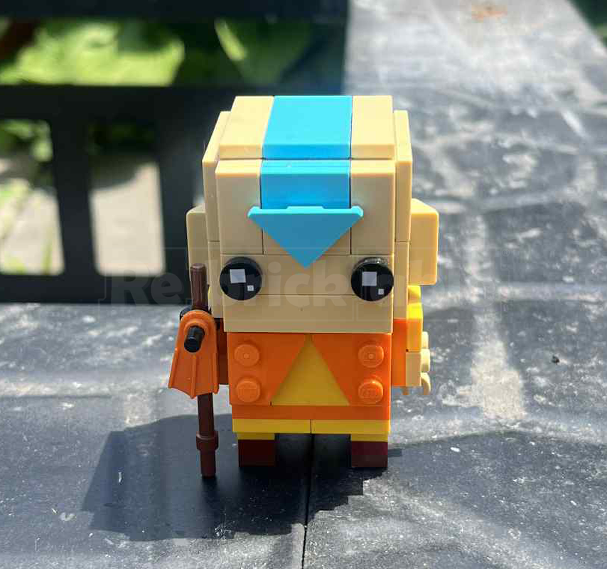 LEGO MOC Aang in robe from Avatar by Frogber | Rebrickable - Build with ...