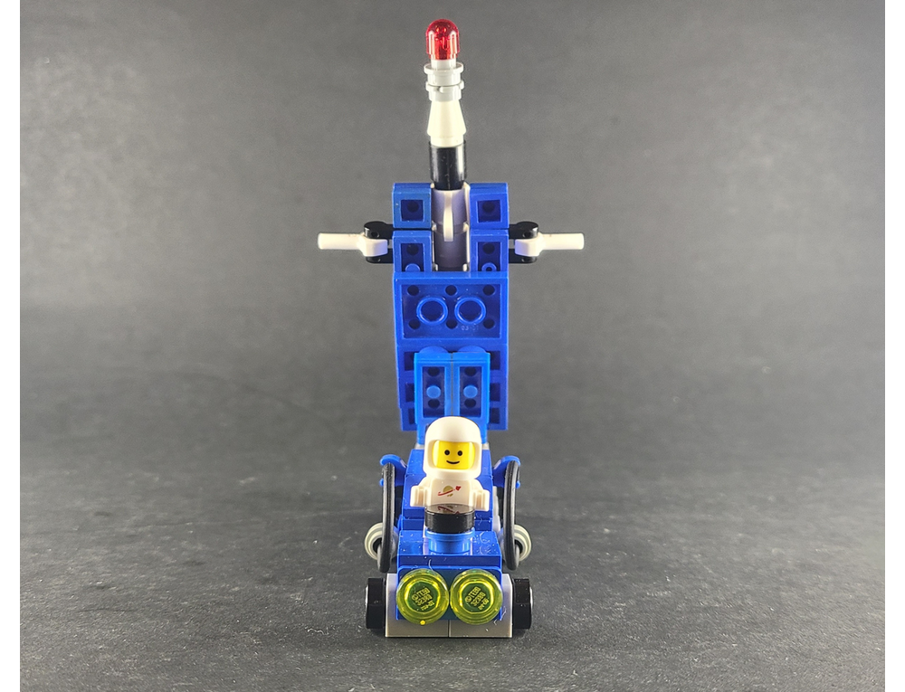 LEGO MOC Microscale 6881 Micro Lunar Rocket Launcher for Space Babies ...