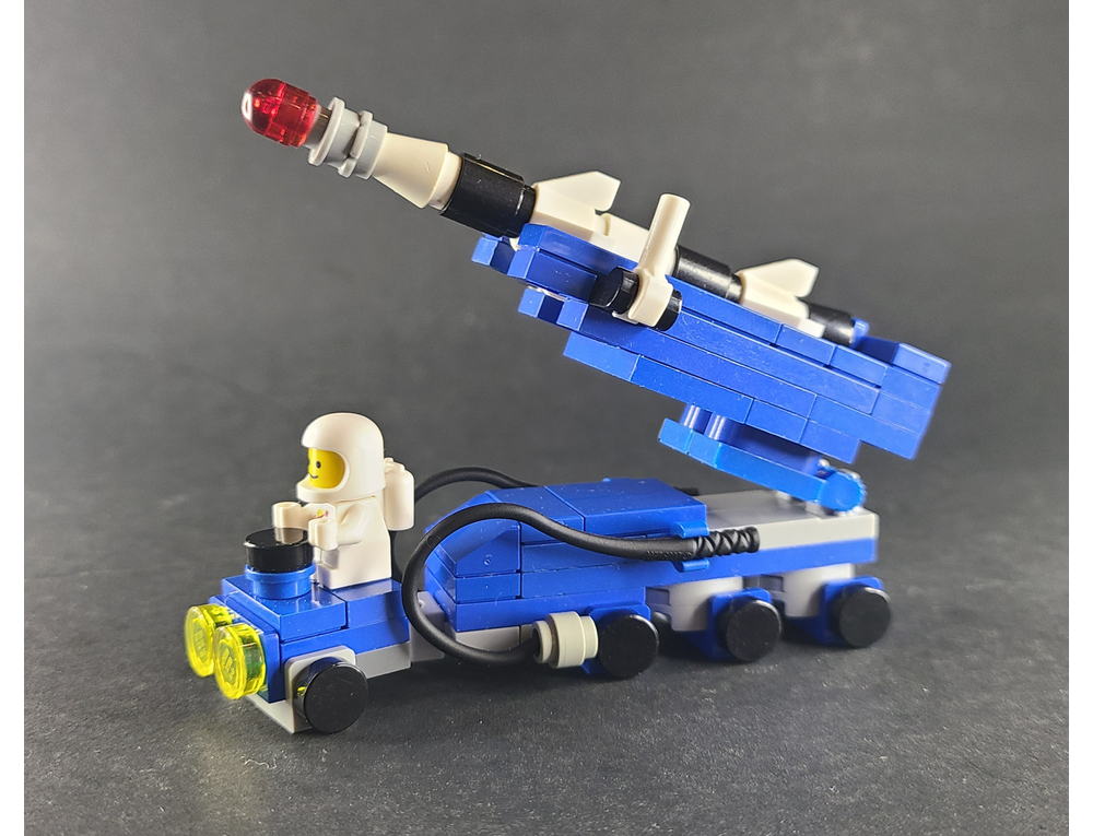 LEGO MOC Microscale 6881 Micro Lunar Rocket Launcher for Space Babies ...