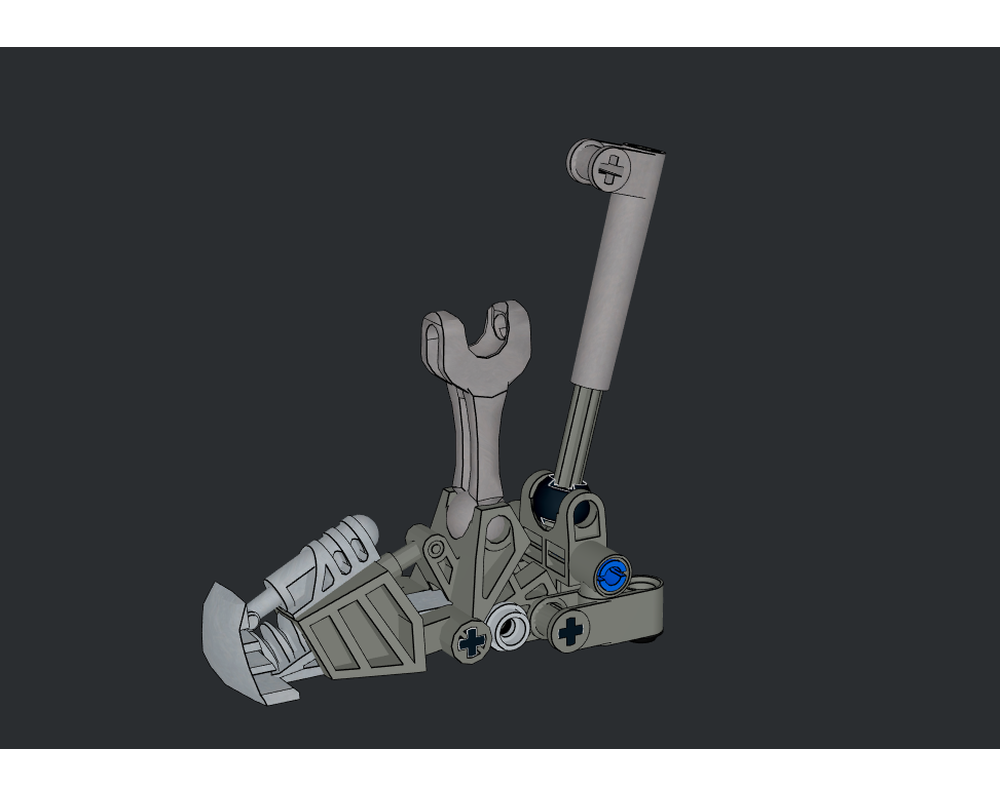 LEGO MOC Piston Supported Foot by SparrowLegs | Rebrickable - Build ...
