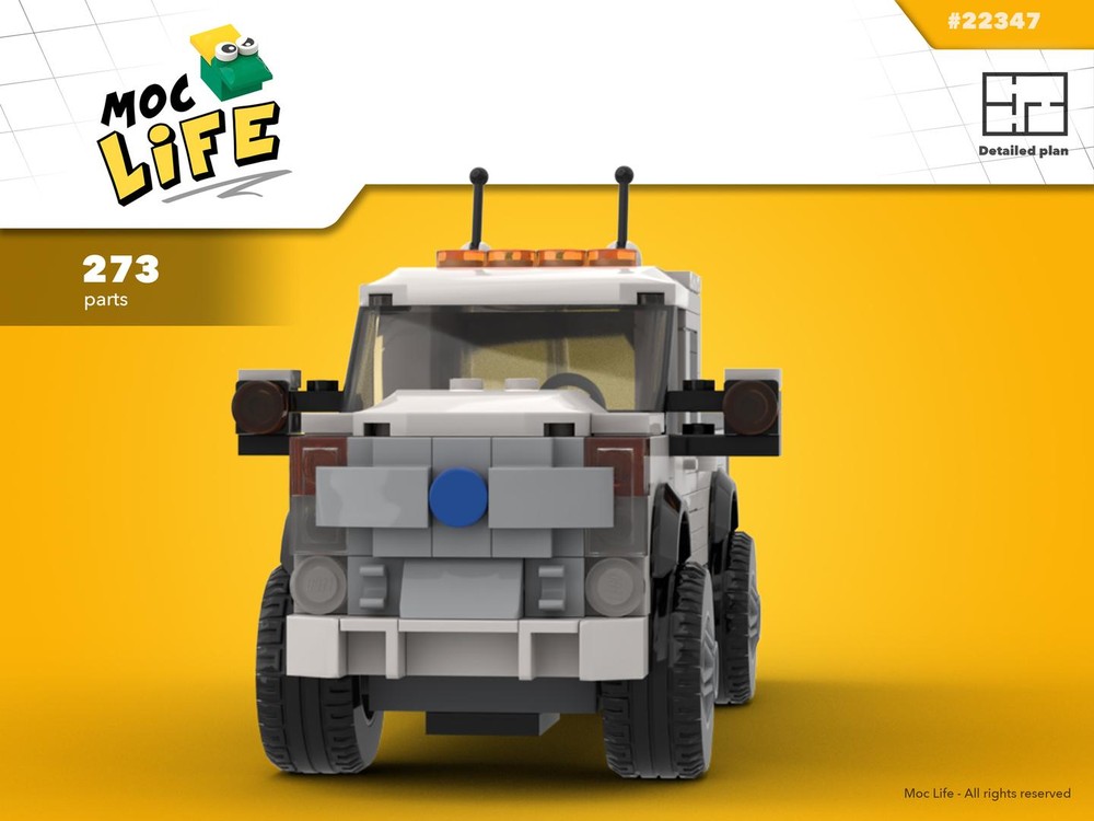 LEGO MOC Ford F-250 SuperCab third gen by MocLife | Rebrickable - Build ...
