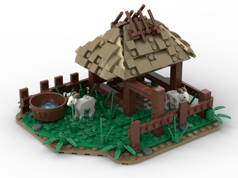 LEGO MOC Medieval goat stable by TimBricks99 | Rebrickable - Build with ...