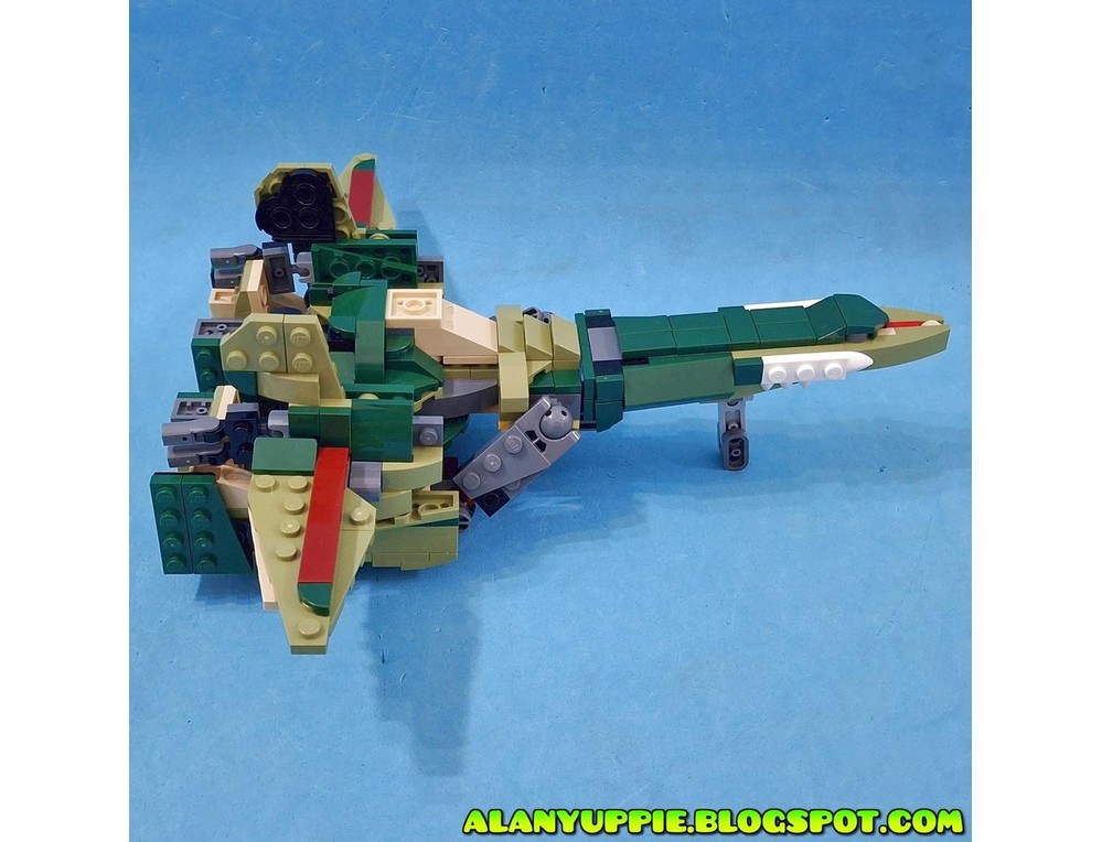 LEGO MOC Transformer Cybertronian Jet / Brainstorm using using LEGO ...