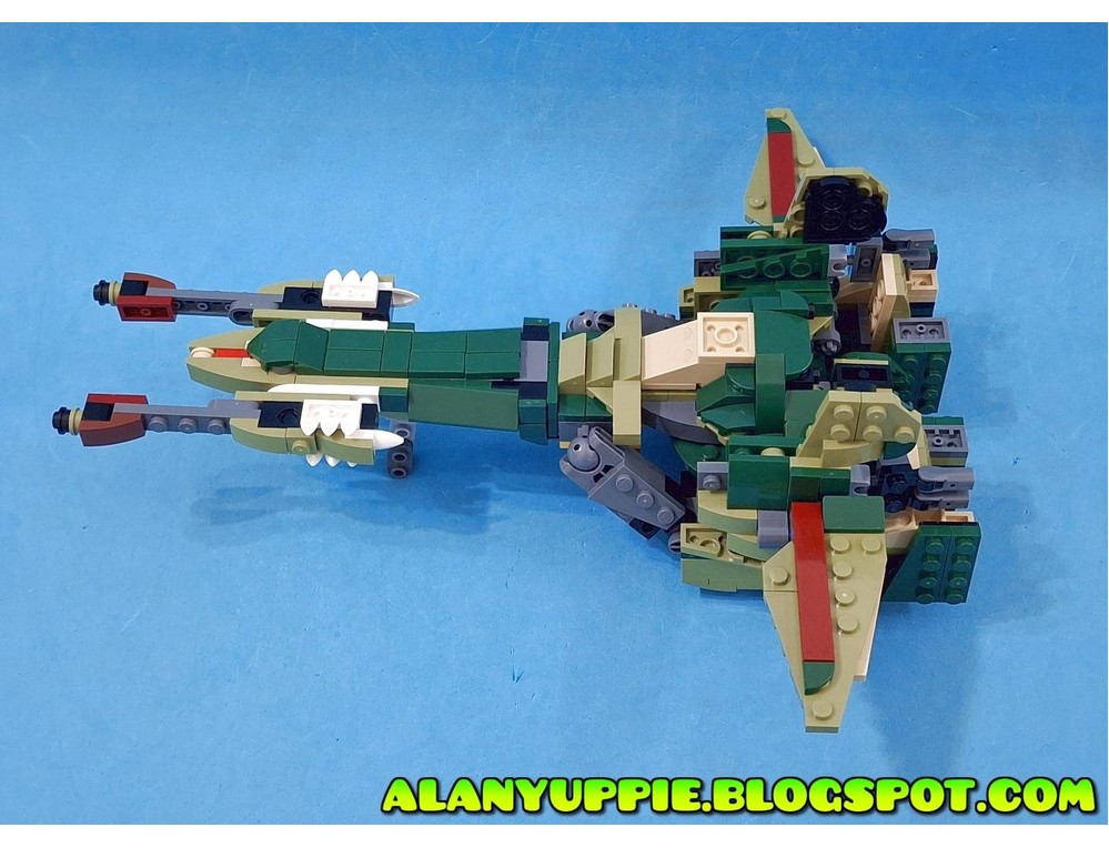 LEGO MOC Transformer Cybertronian Jet / Brainstorm using using LEGO ...
