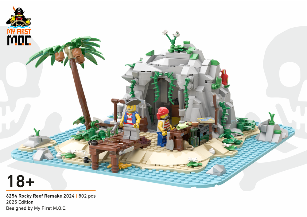 LEGO MOC 6254 Rocky Reef Remake (2025 edition) by MyFirstMOC ...