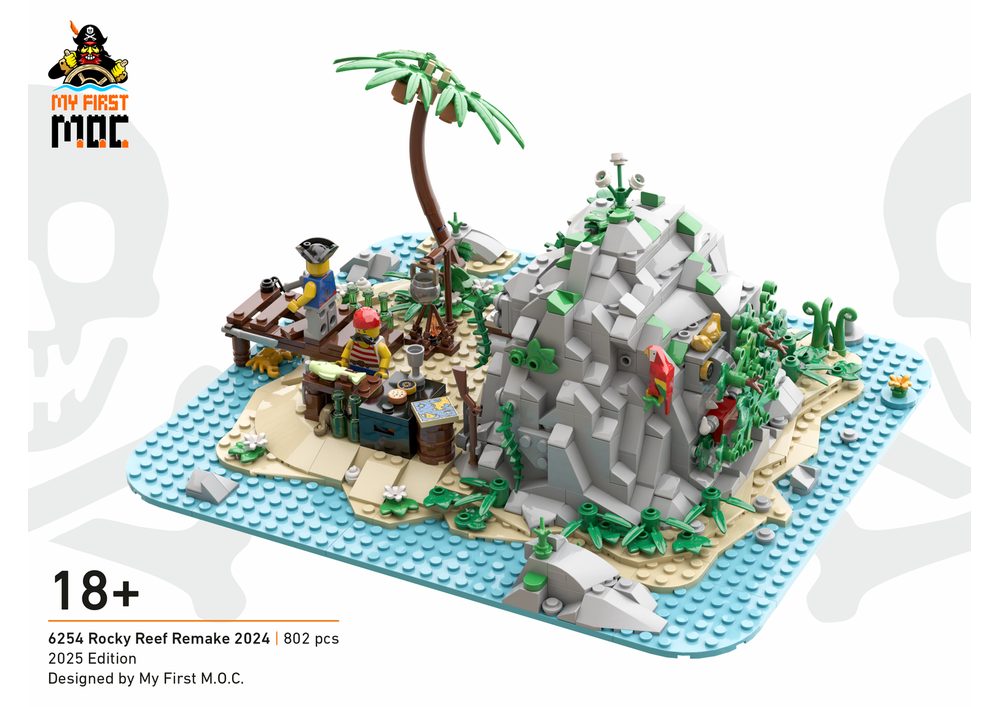 LEGO MOC 6254 Rocky Reef Remake (2025 edition) by MyFirstMOC ...