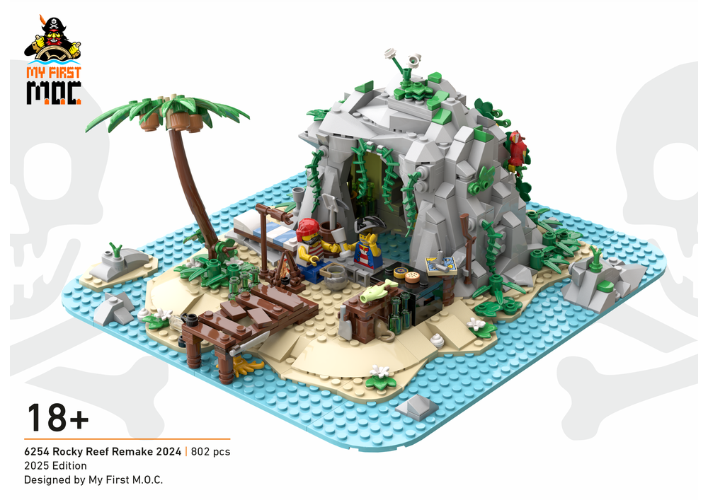 LEGO MOC-223504 6254 Rocky Reef Remake (2025 edition) by MyFirstMOC ...