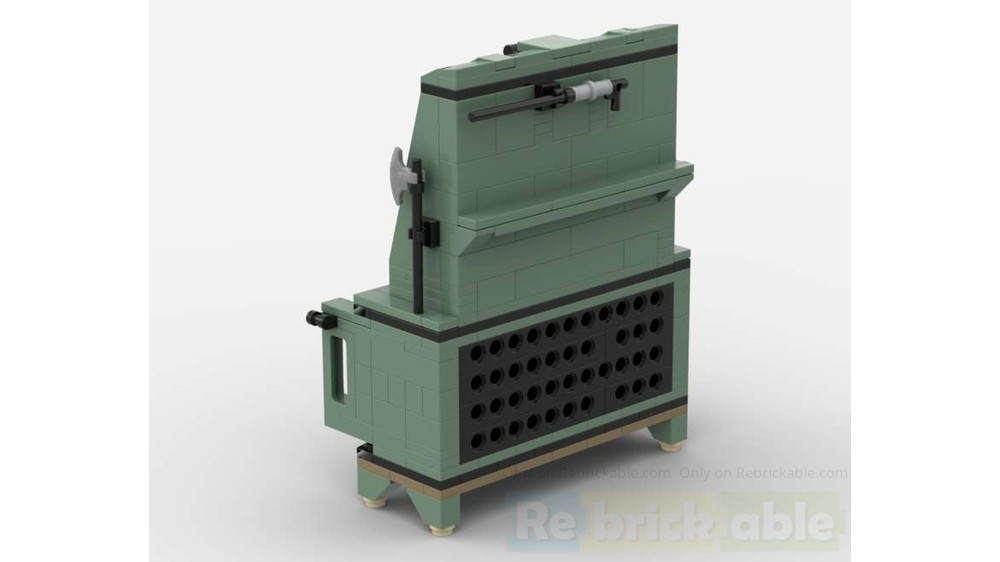 LEGO MOC Land Rover repair station-workbench (Alt LEGO 10317-1 Land ...