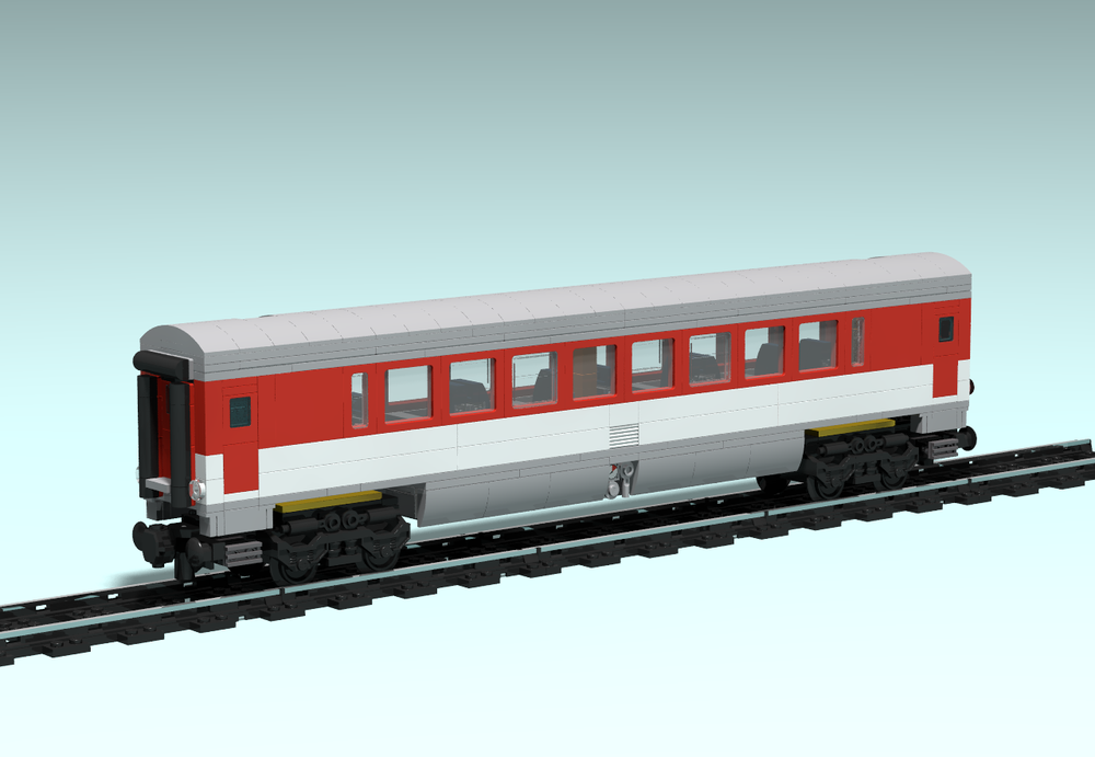 LEGO MOC Train Passenger (bmpeer) by KURA76 | Rebrickable - Build with LEGO
