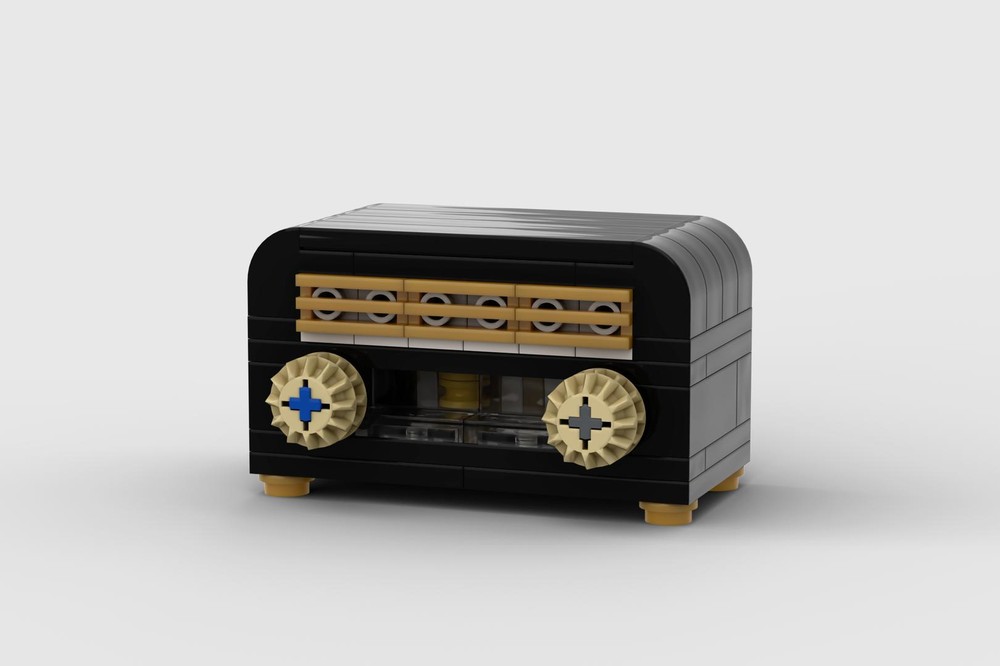 LEGO MOC Vintage Radio by timeremembered | Rebrickable - Build with LEGO