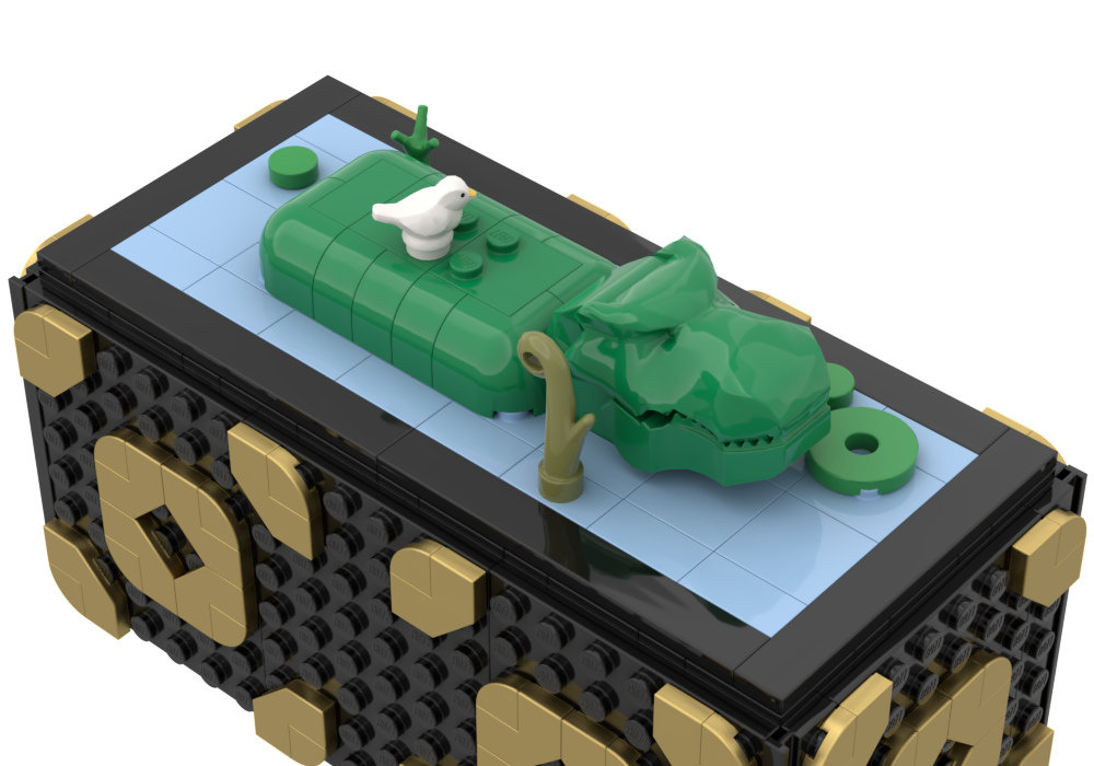 LEGO MOC Exotic Green Hippo by OrchardBuilds | Rebrickable - Build with ...