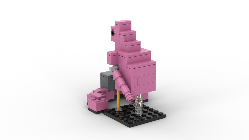 LEGO MOC Skizzleman's Guess the Build Hoovering Flamingo (Hermitcraft ...