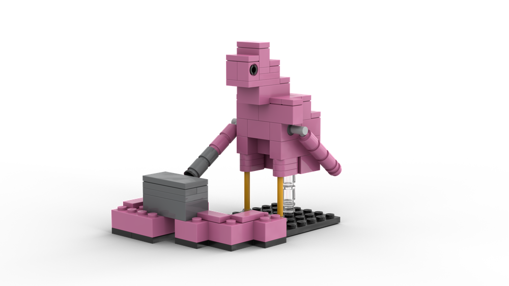 LEGO MOC Skizzleman's Guess the Build Hoovering Flamingo (Hermitcraft ...