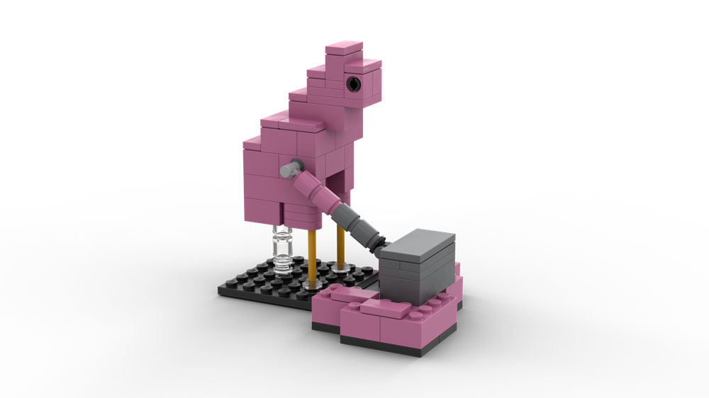 LEGO MOC Skizzleman's Guess the Build Hoovering Flamingo (Hermitcraft ...