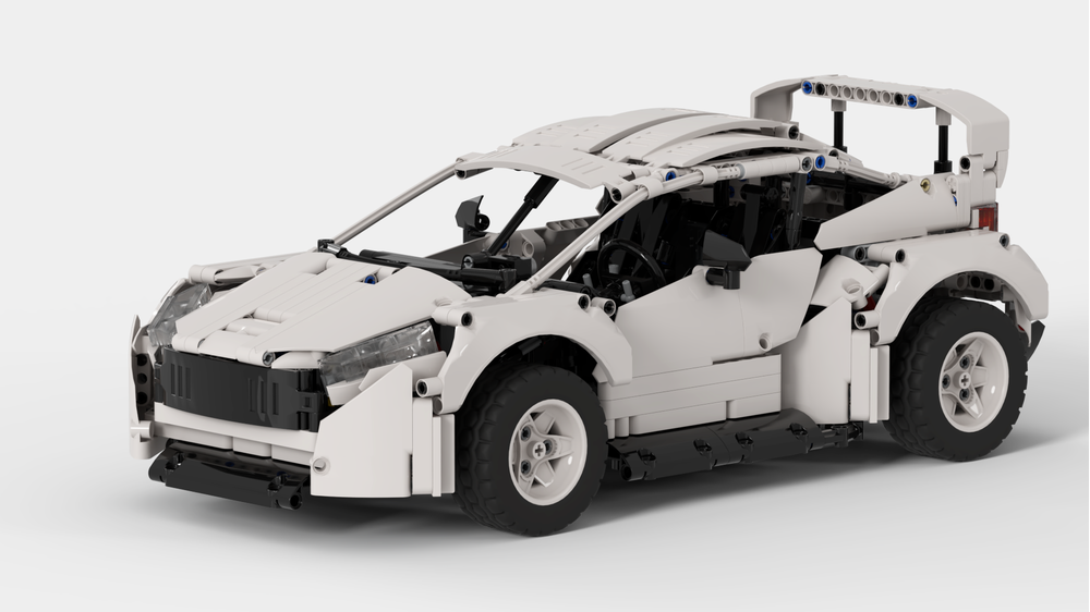 LEGO MOC Ford Fiesta Rally Car by Apachaihapachai | Rebrickable - Build ...