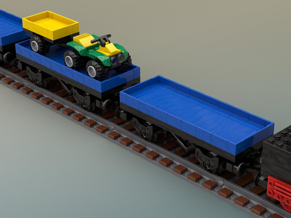 LEGO MOC Flatbed Car (16L) by jamisonwieser | Rebrickable - Build with LEGO