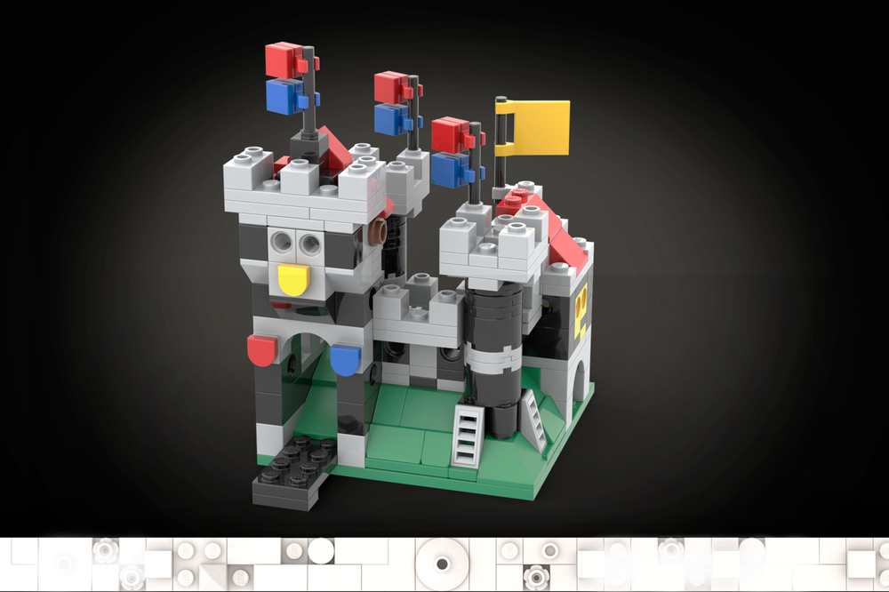LEGO MOC Mini 6086 Black Knight's Castle by christromans | Rebrickable ...
