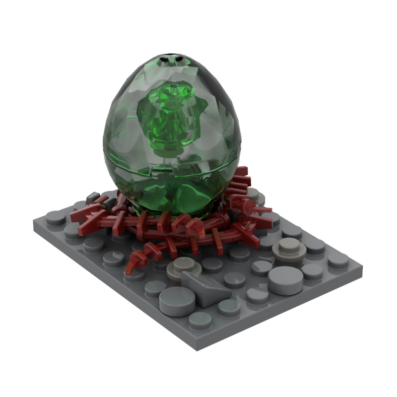 LEGO MOC The metroïd egg by breizhredfox | Rebrickable - Build with LEGO