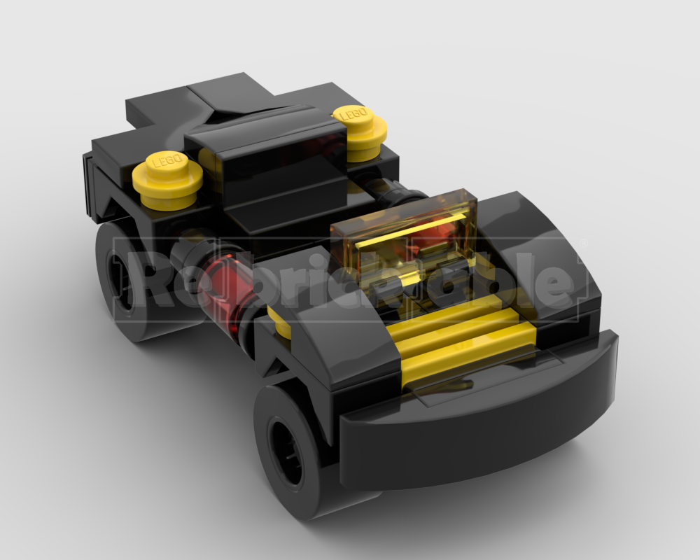 LEGO MOC Cargo Container Mk I and Retro Mini Buggy - Blacktron Renegade ...