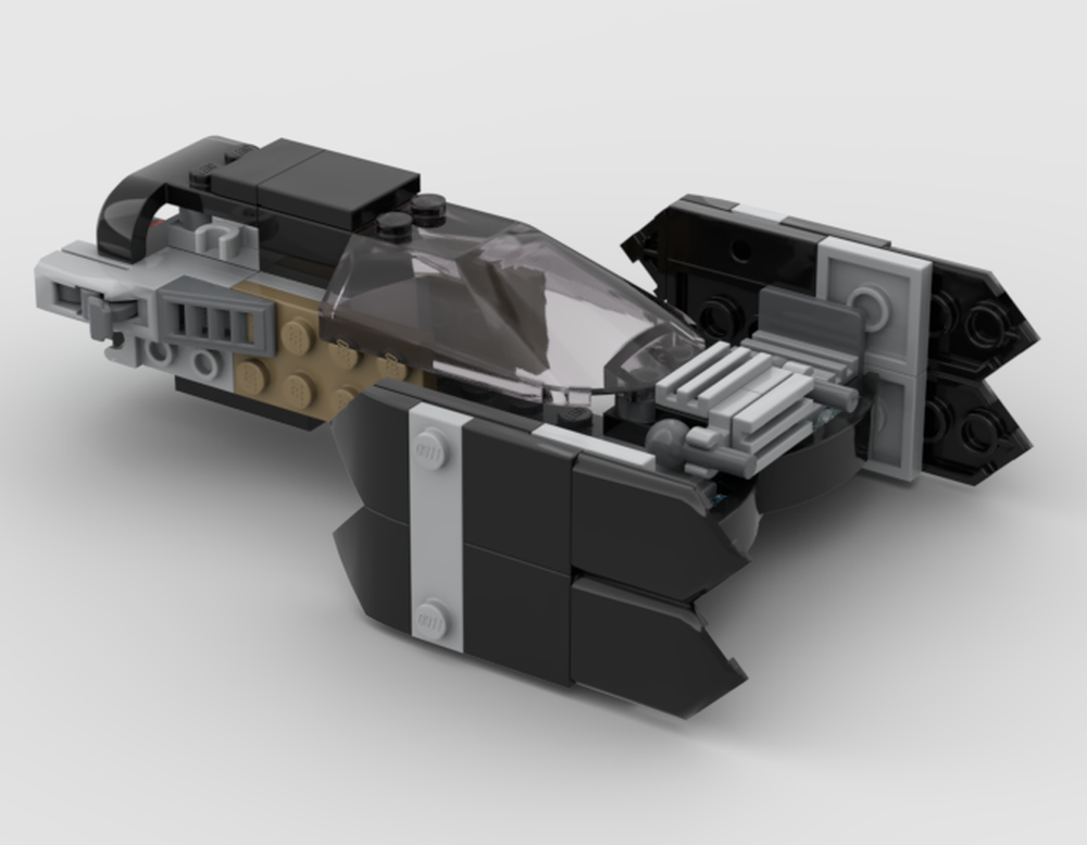 LEGO MOC Night Trooper Starfighter by MicahVawter | Rebrickable - Build ...