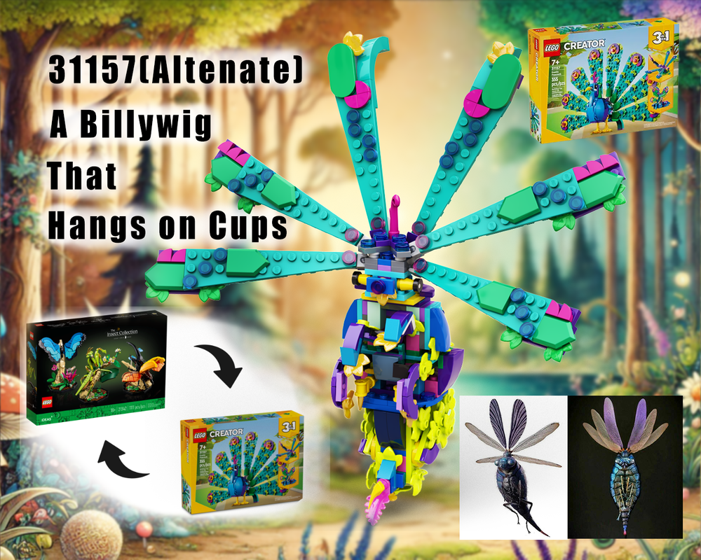 LEGO MOC 31157-A Billywig That Hangs on Cups (Alternate) by zxmaomao ...