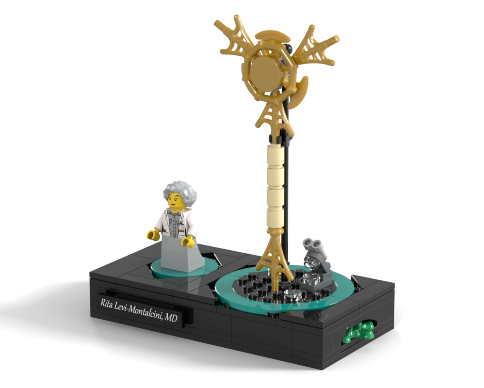 LEGO MOC Rita Levi-Montalcini and neuron by Alquimia | Rebrickable ...