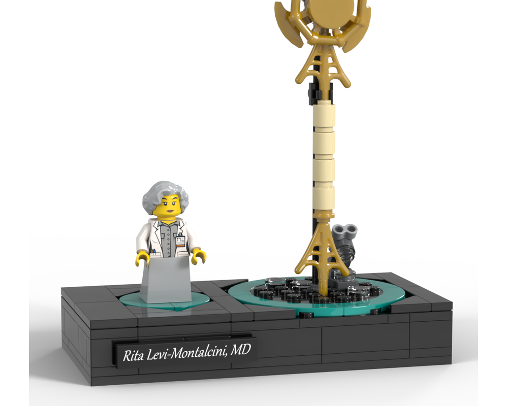 LEGO MOC Rita Levi-Montalcini and neuron by Alquimia | Rebrickable ...