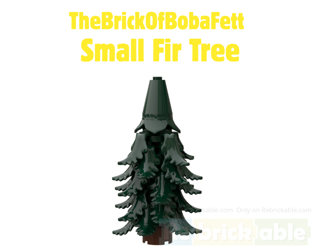 LEGO MOC Small Fir Tree by TheBrickOfBobaFett | Rebrickable - Build ...
