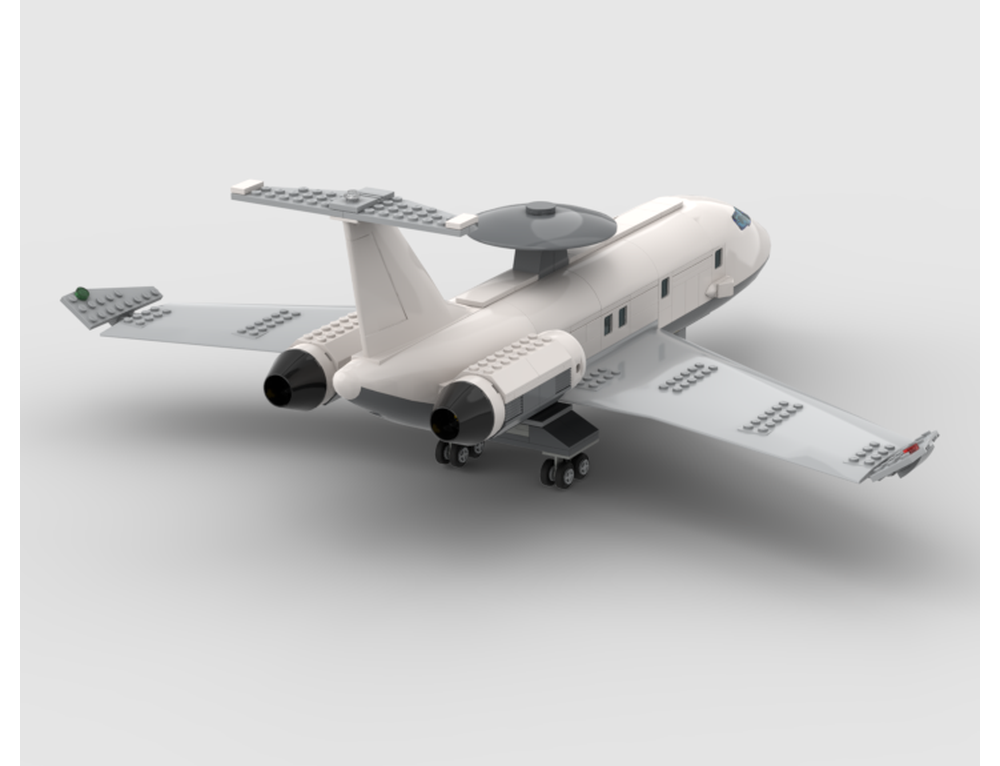 LEGO MOC EC-60104 AWACS Plane by MOCStar | Rebrickable - Build with LEGO