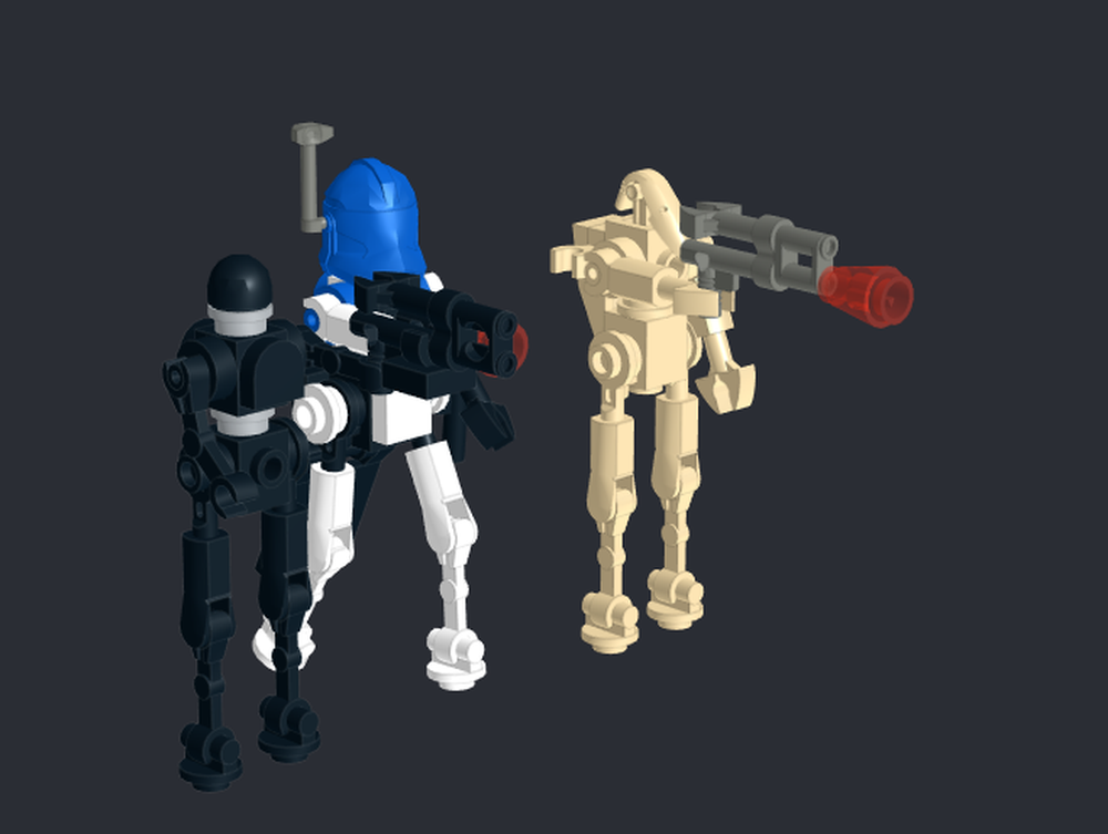 LEGO MOC d1 k2so Rex by Fedya_Raptor | Rebrickable - Build with LEGO