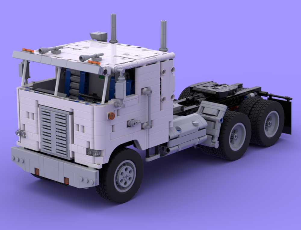 LEGO MOC Peterbilt 352 by _Electro_ | Rebrickable - Build with LEGO
