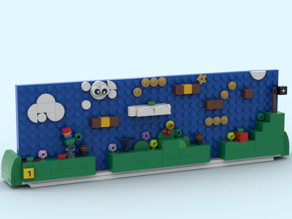 LEGO MOC Super Mario Postcard by Falconeagle117 | Rebrickable - Build ...