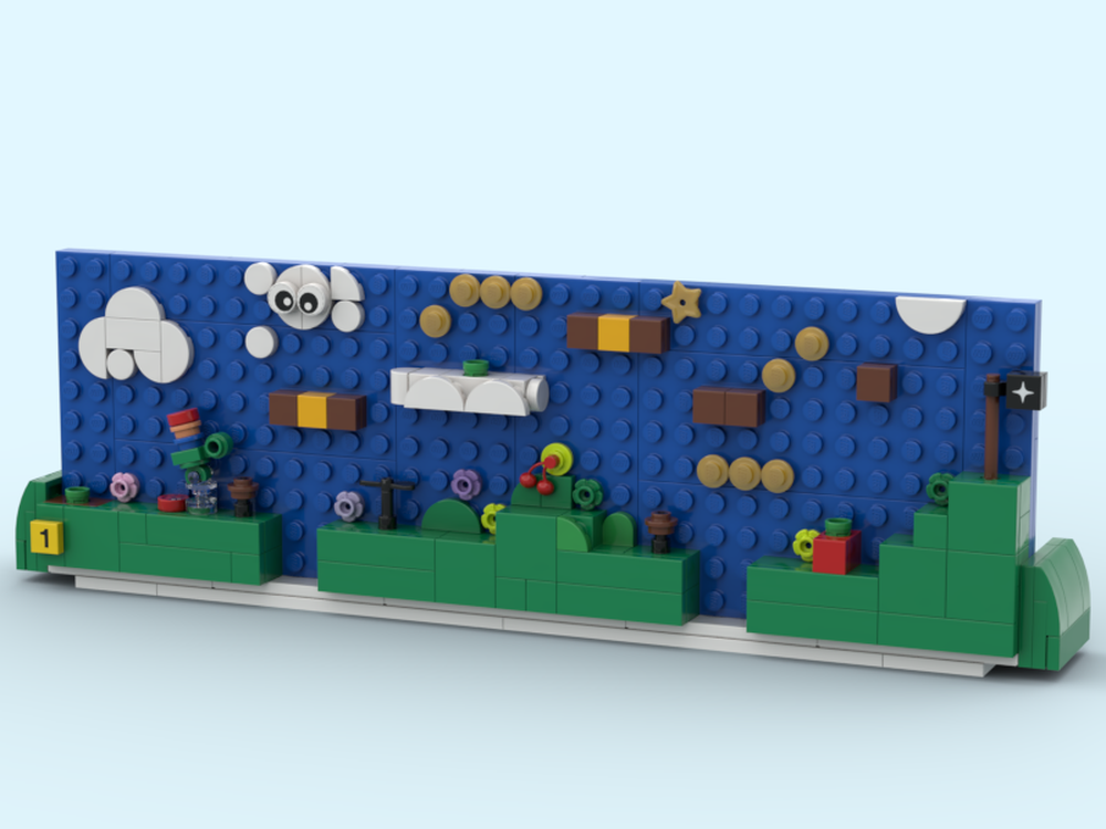 LEGO MOC Super Mario Postcard by Falconeagle117 | Rebrickable - Build ...