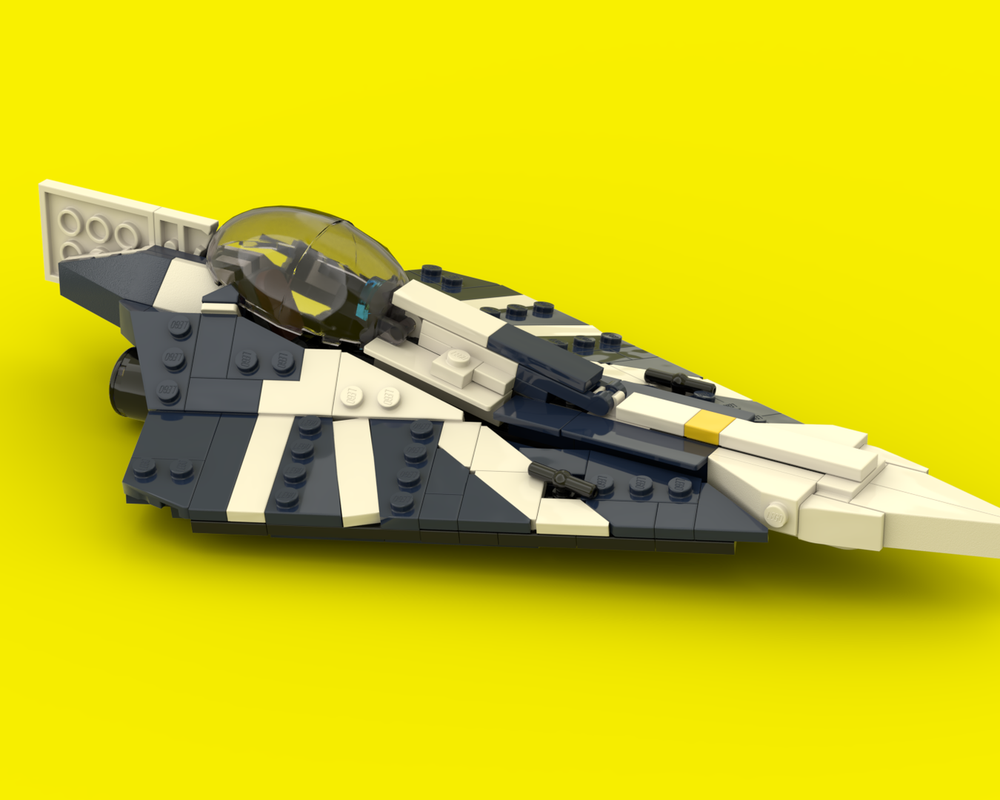 LEGO MOC Plo Koon's Delta 7 Starfighter by CurmittheDawg | Rebrickable - Build with LEGO