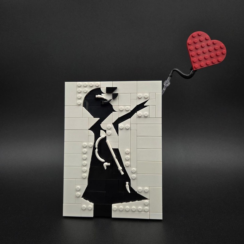 LEGO MOC-223673 Banksy - Girl with Balloon by Brick_Lizard ...
