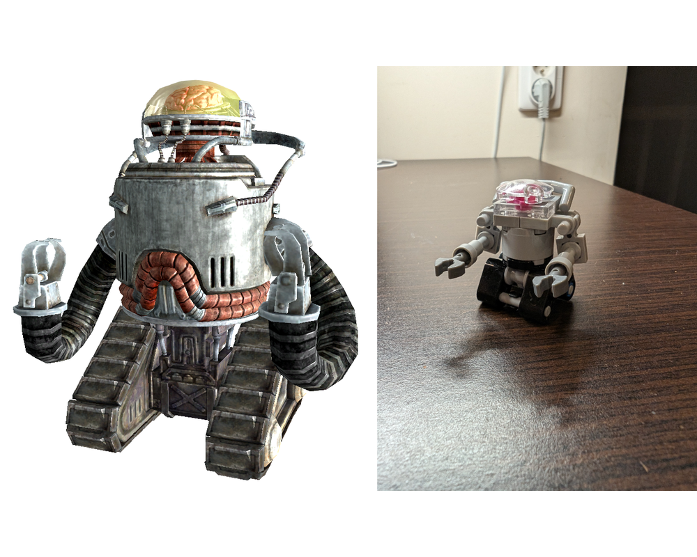 LEGO MOC Fallout Robobrain MOC by CzerstwyChleb | Rebrickable - Build ...