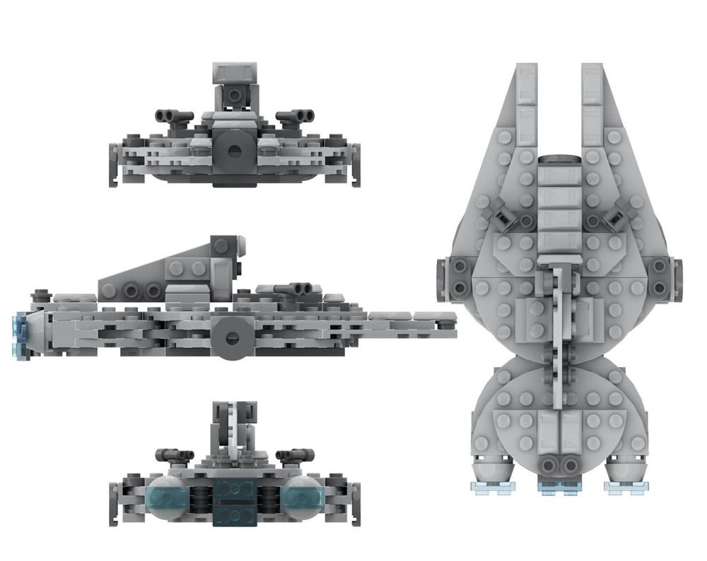 LEGO MOC Moff Gideon's Imperial Arquitens-Class 546 Light Cruiser ALT ...