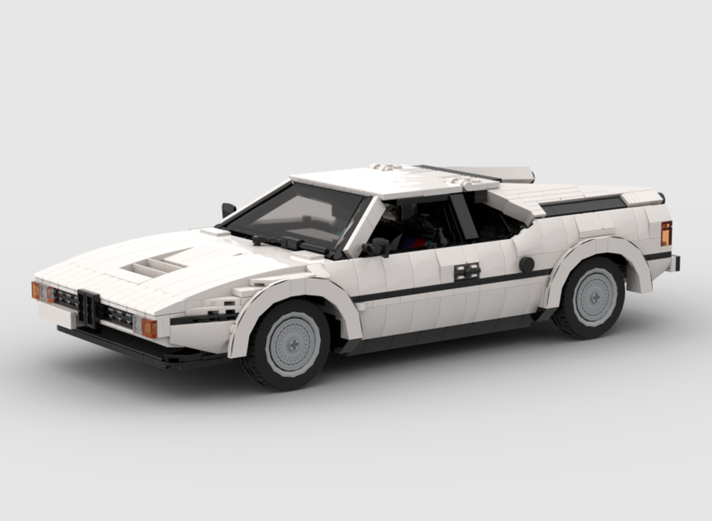 LEGO MOC BMW M1 by TheCarBuilder | Rebrickable - Build with LEGO