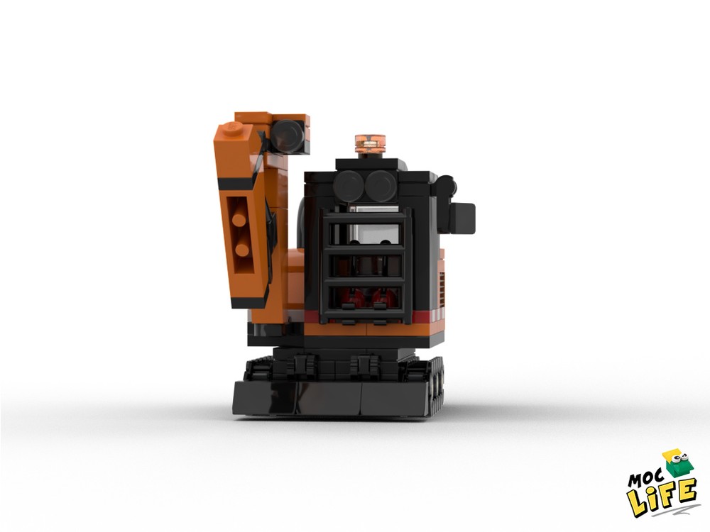 LEGO MOC Kubota hydraulic hammer by MocLife | Rebrickable - Build with LEGO