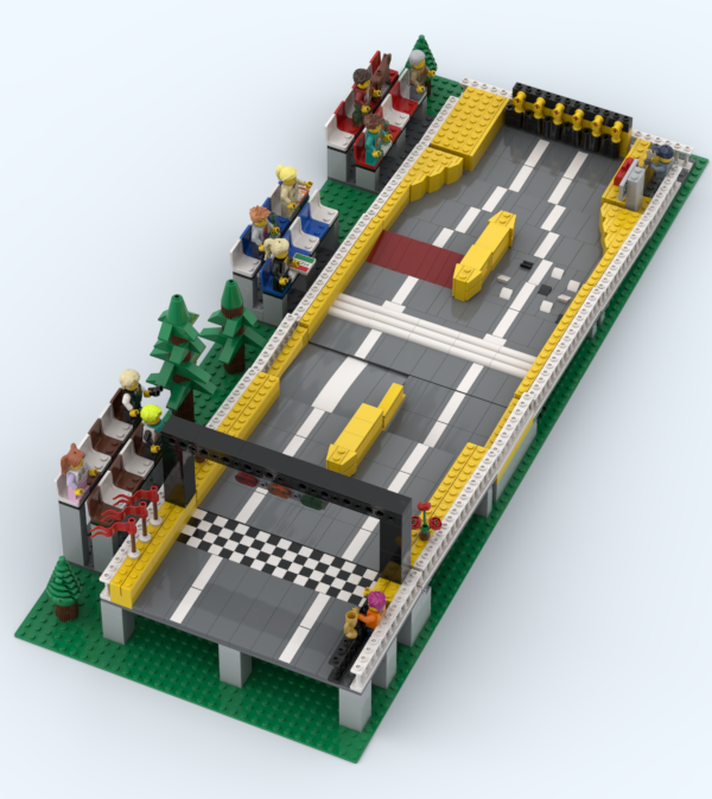 LEGO MOC Playable Soap Box Racing Track by Caesar12138 | Rebrickable ...
